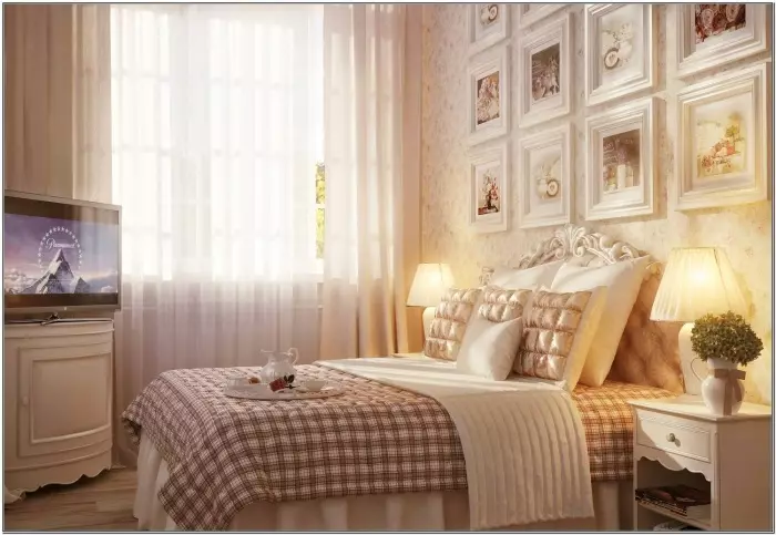 Provence загварын унтлагын өрөө + зураг 12310_14