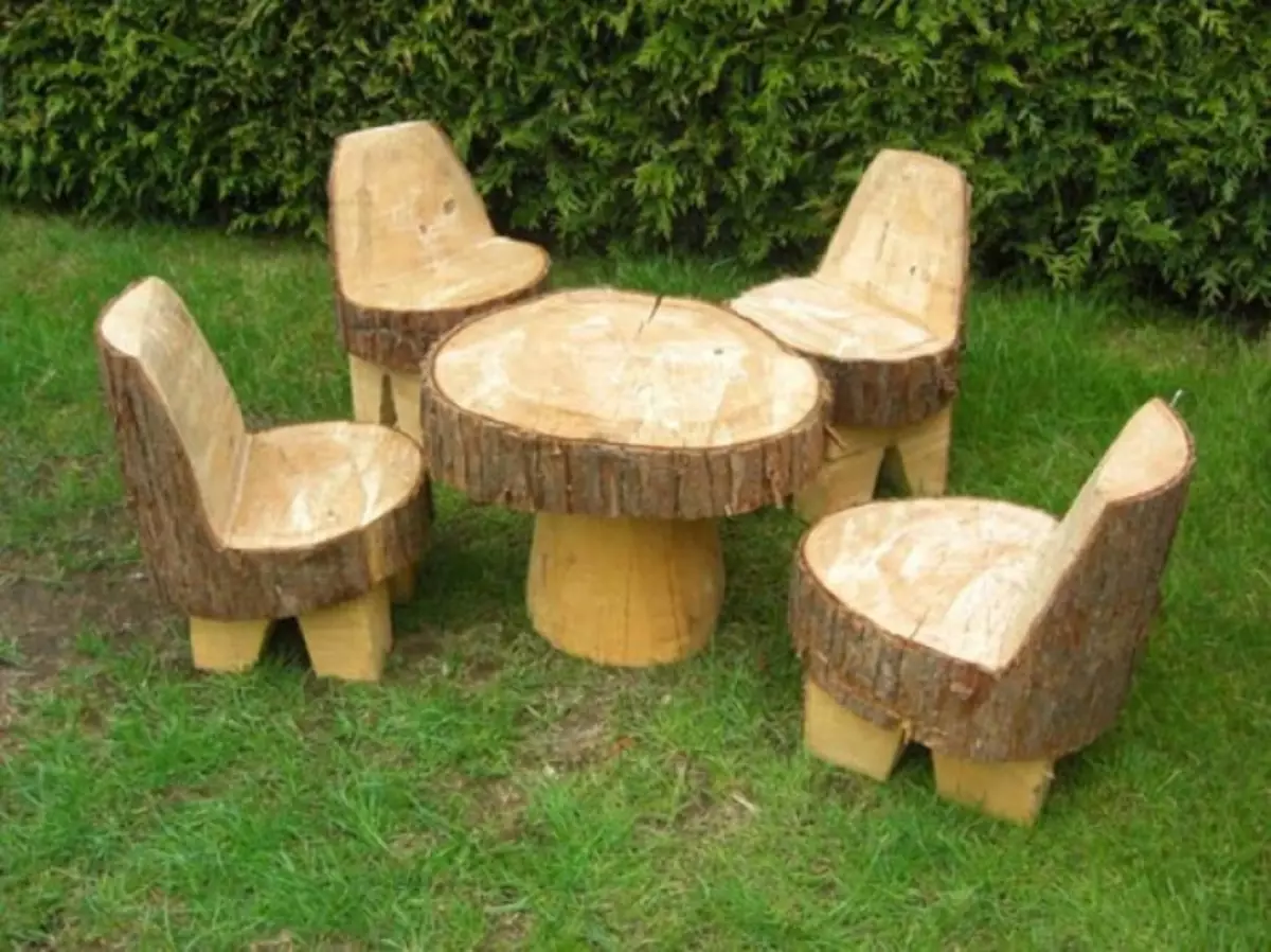 Furniture berkebun dari kayu + foto 12352_16