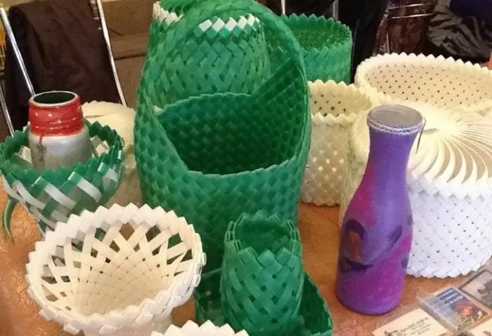 编织塑料瓶的篮子 12391_2