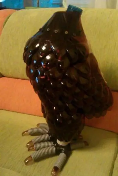 Owl of plastic bottles 12393_5