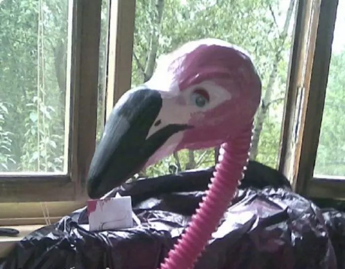 Flamingo iz plastičnih steklenic 12394_9