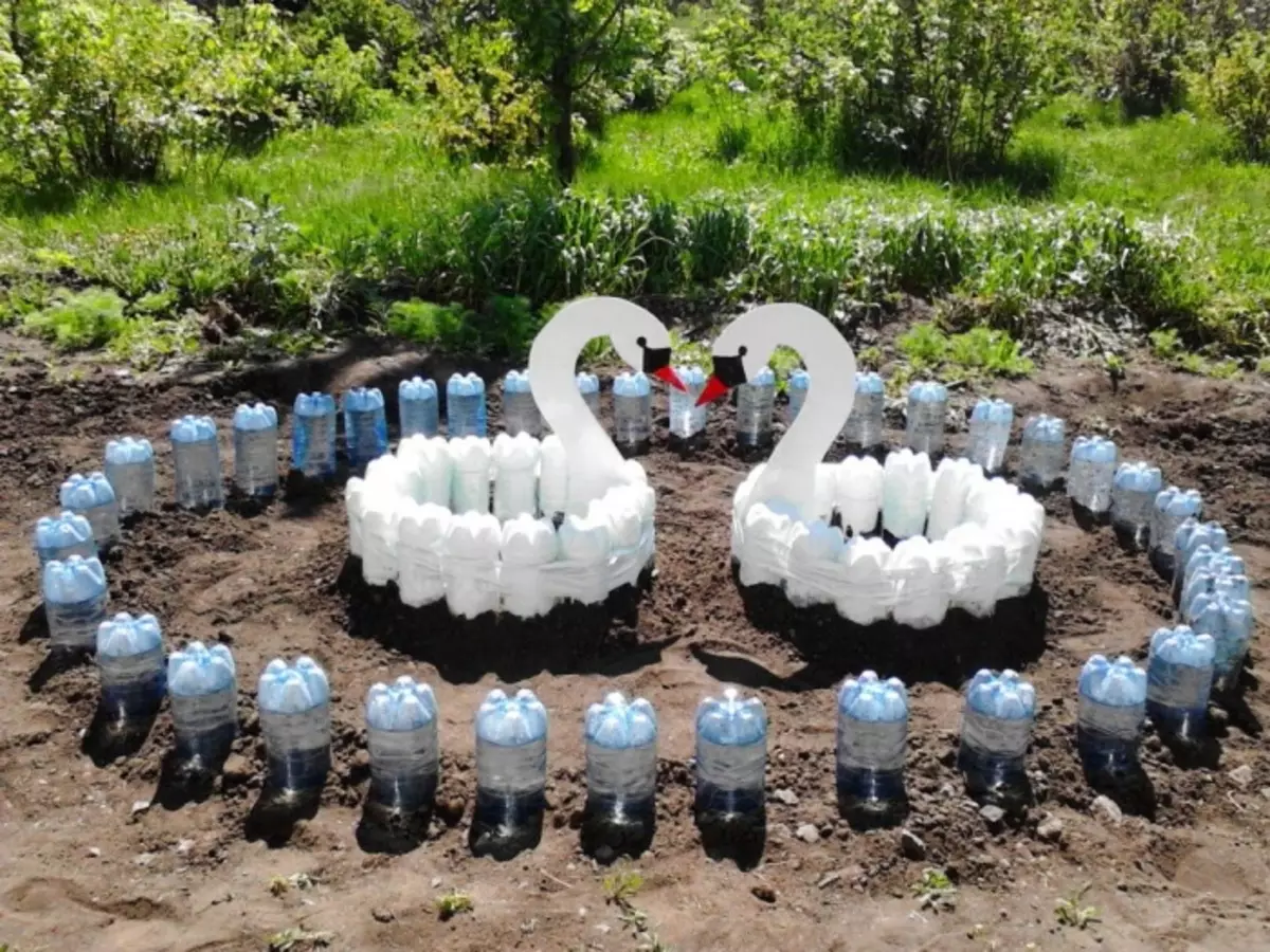 Artesanía de botellas de plástico para xardín de infancia 12398_14