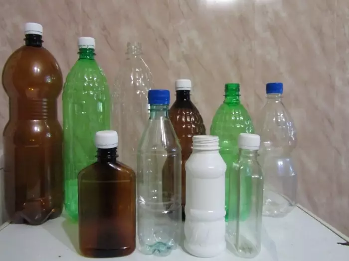 Artesanía de botellas de plástico para kindergarten. 12398_3