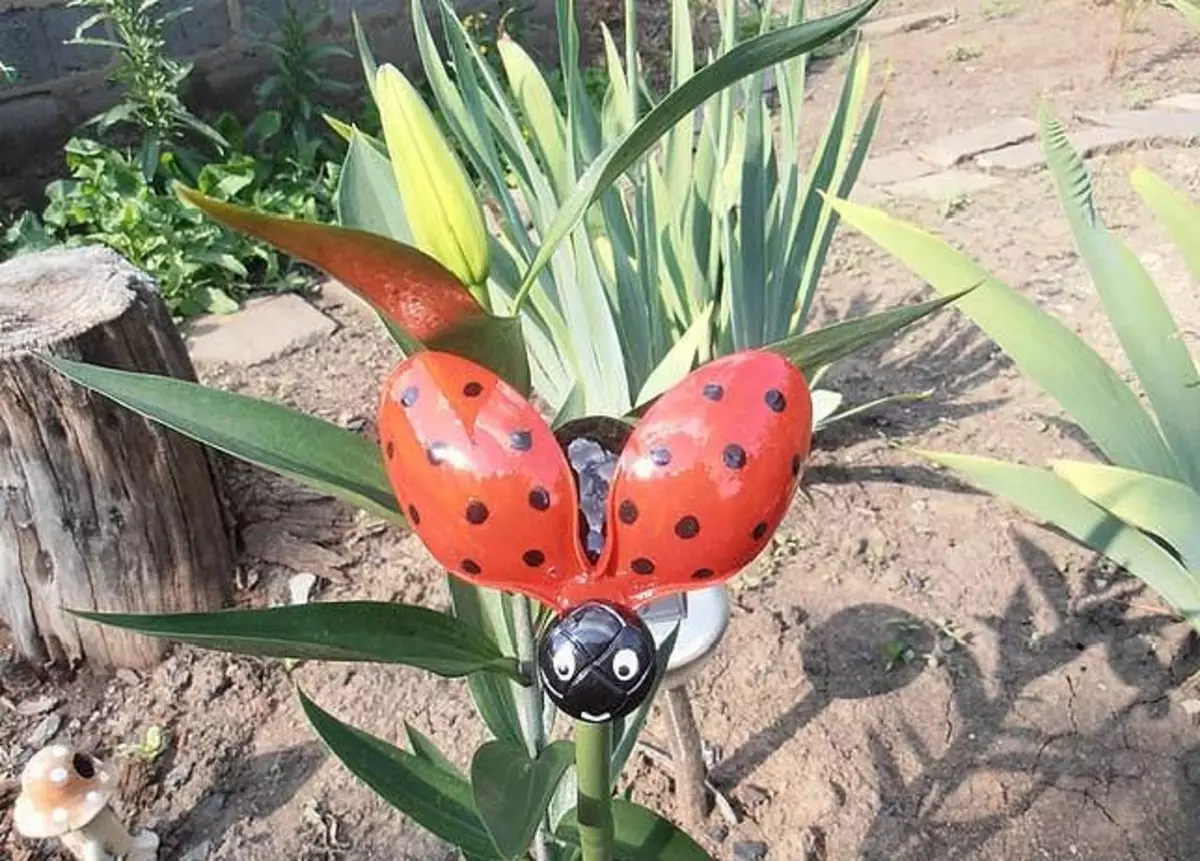 Ladybug avy amin'ny tavoahangy plastika 12409_5