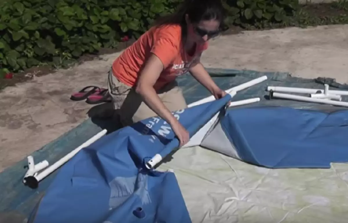 How to install a frame pool at the cottage + video 12428_7