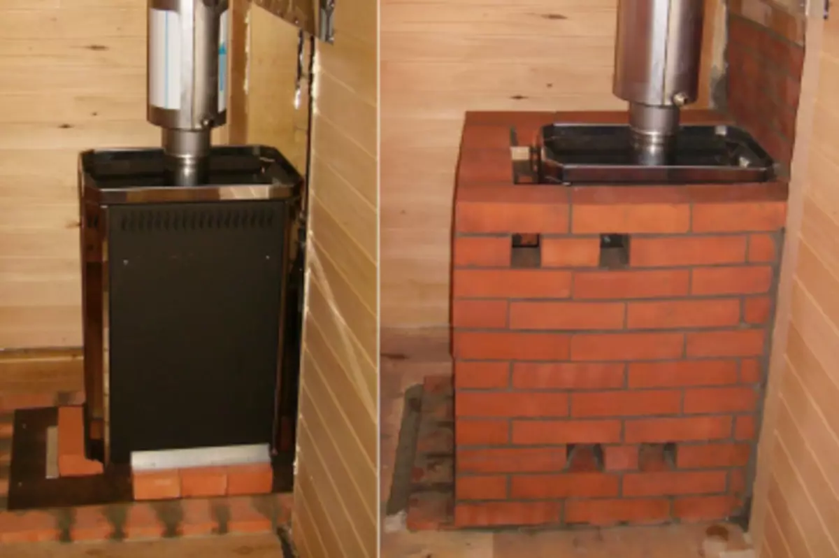 Como configurar o forno de ferro no ladrillo de baño 12652_1