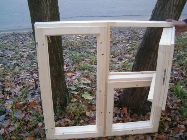 Kuidas teha puidust aken seda ise: joonised, video