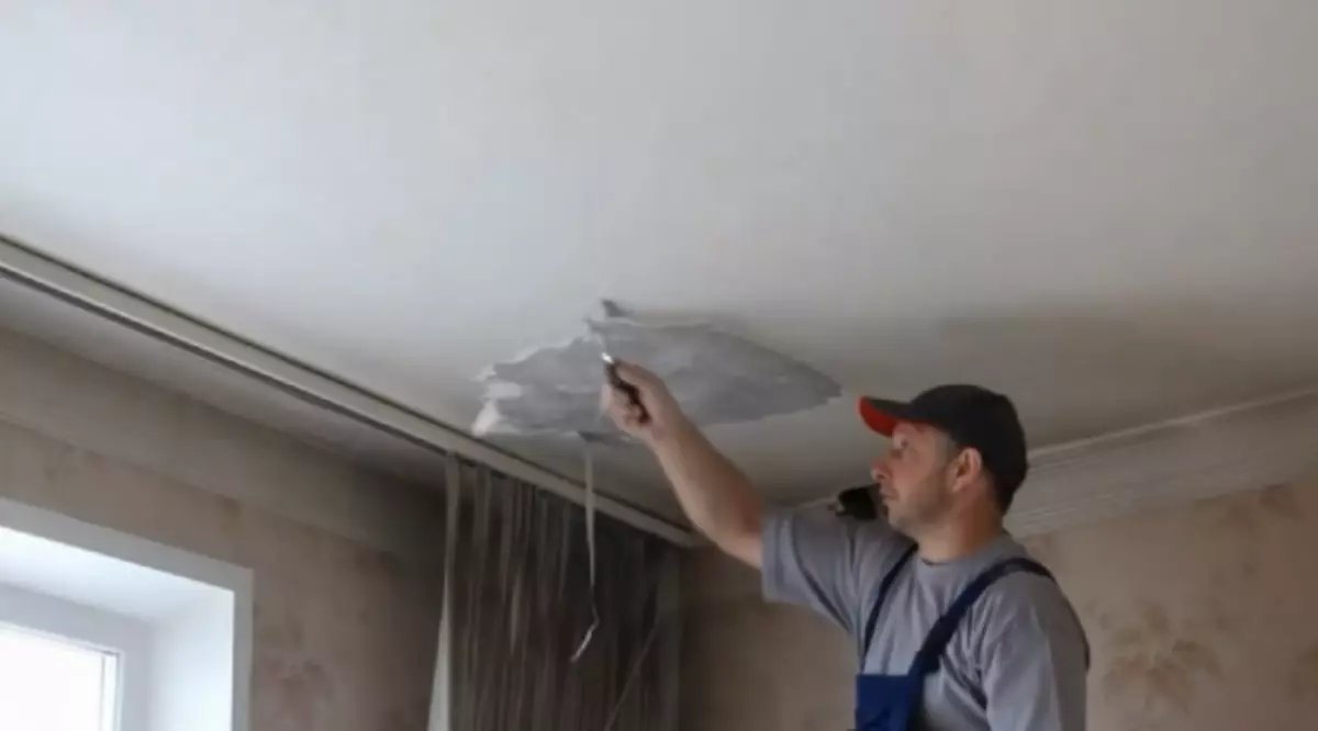 Repair ceiling in the apartment do it yourself