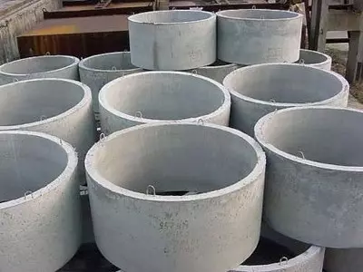 Yaxşı və kanalizasiya üçün dəmir-beton üzüklər 1402_7
