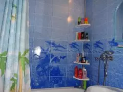 PVC banyo panel: repair, finishing + photo. 1409_3