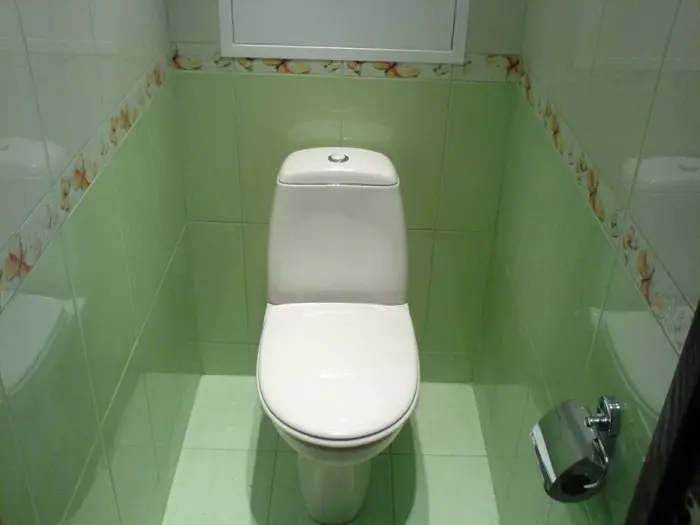 Пластик панельләр белән бизәлгән туалет + фото дизайн, видео 1412_1