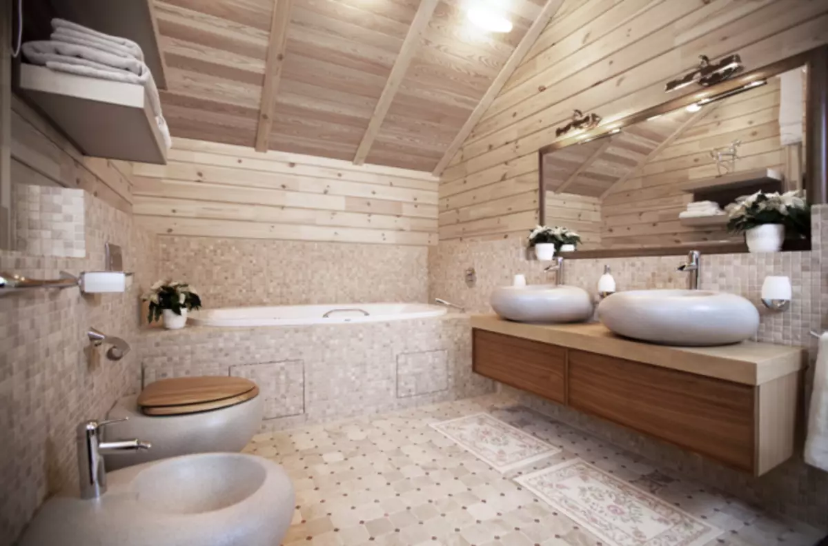 حمام در یک خانه چوبی 1415_14
