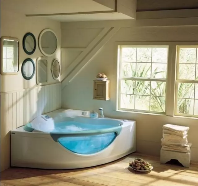 Kamar mandi dengan desain kamar mandi sudut + foto 1421_10