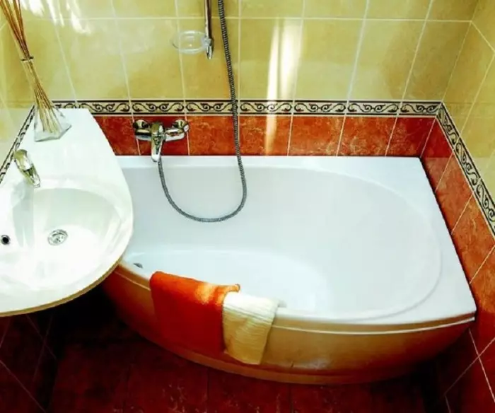 Koupelna s rohem koupelna design + fotografie 1421_14