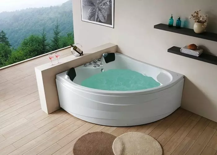 Ванна кімната з кутовою ванною дизайн + фото 1421_6