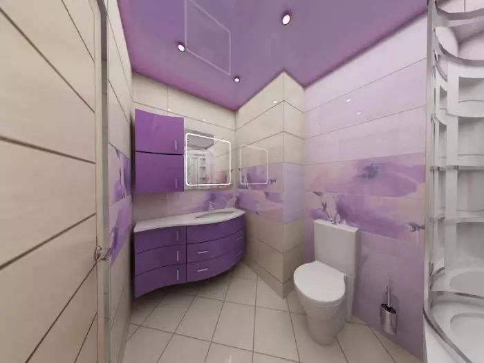 აბაზანა დიზაინი Lilac Color + ფოტო 1425_10