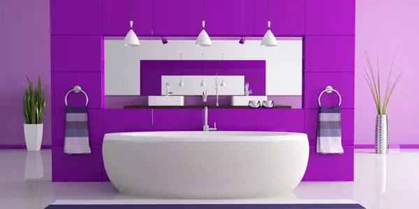 Diseño de baño Lila Color + Foto 1425_13