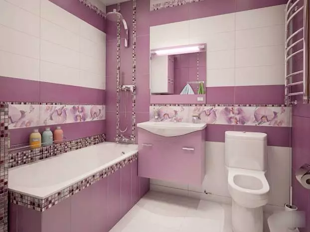 Diseño de baño Lila Color + Foto 1425_3