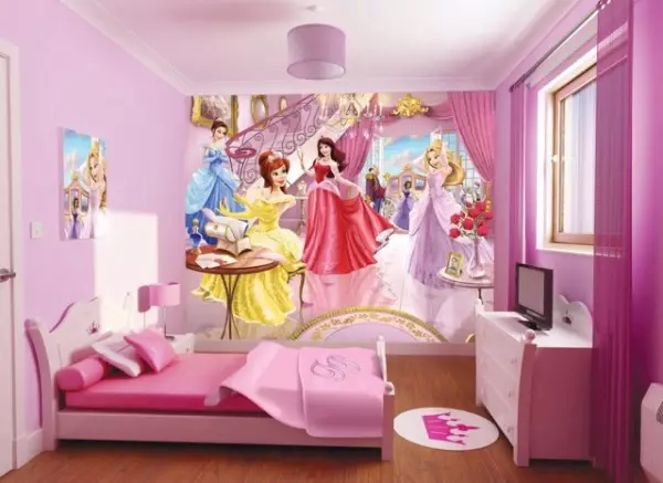 Fototapeta w pokoju dziecięcego dla dziewczyn