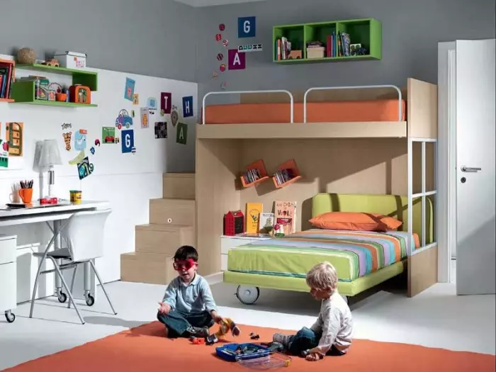 Desain kamar tidur anak-anak + foto 1465_6