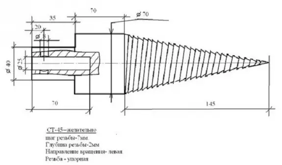 Woodwood spiralny z własnymi rękami + rysunki 1520_5