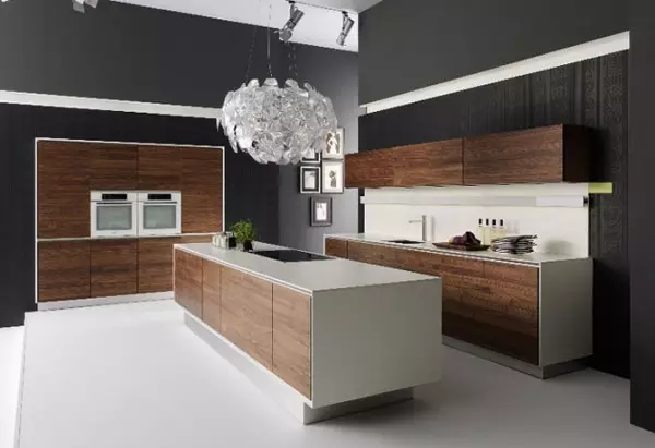 Køkkendesign i stil med minimalisme + foto 1545_2
