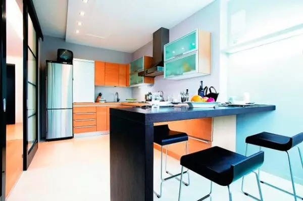 Köök disain stiilis minimalism + foto 1545_6