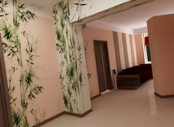Kif beautifully shove wallpaper fil-hallway + ritratt 154_2