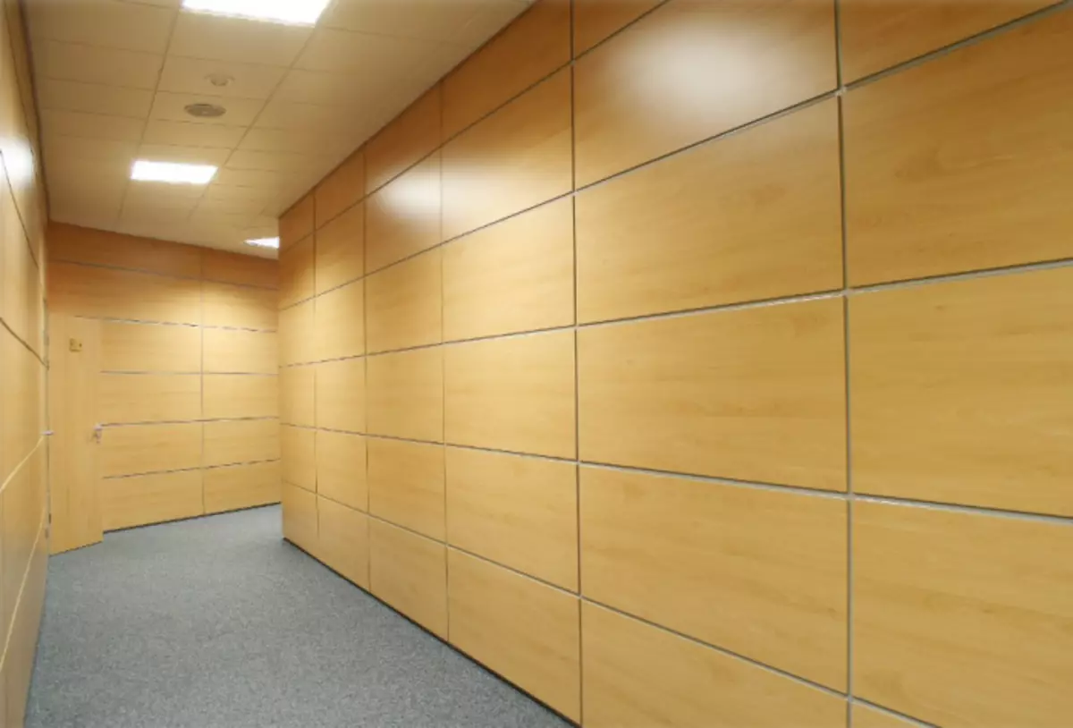 Koridorski trim s stenskimi ploščami z lastnimi rokami s fotografijami 156_12