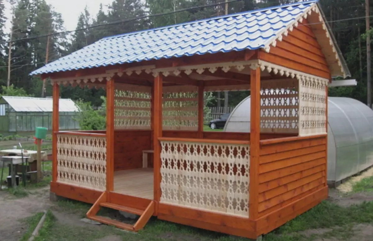 Sut i baentio gazebo 1574_1