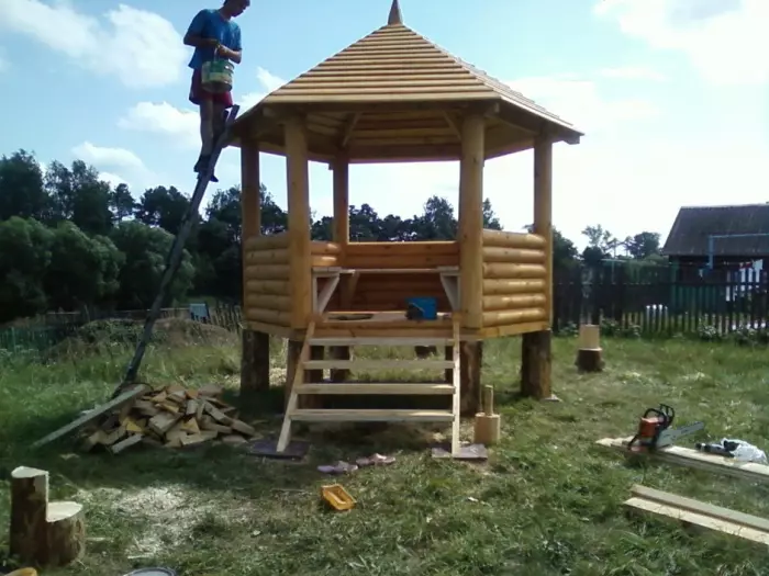 Sut i baentio gazebo 1574_6