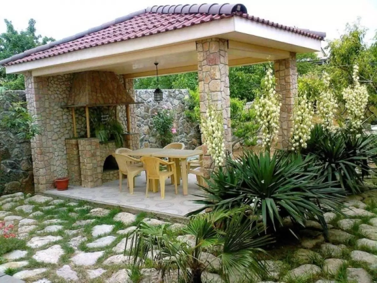 Veranda với thịt nướng tại nhà tranh + ảnh 1582_9