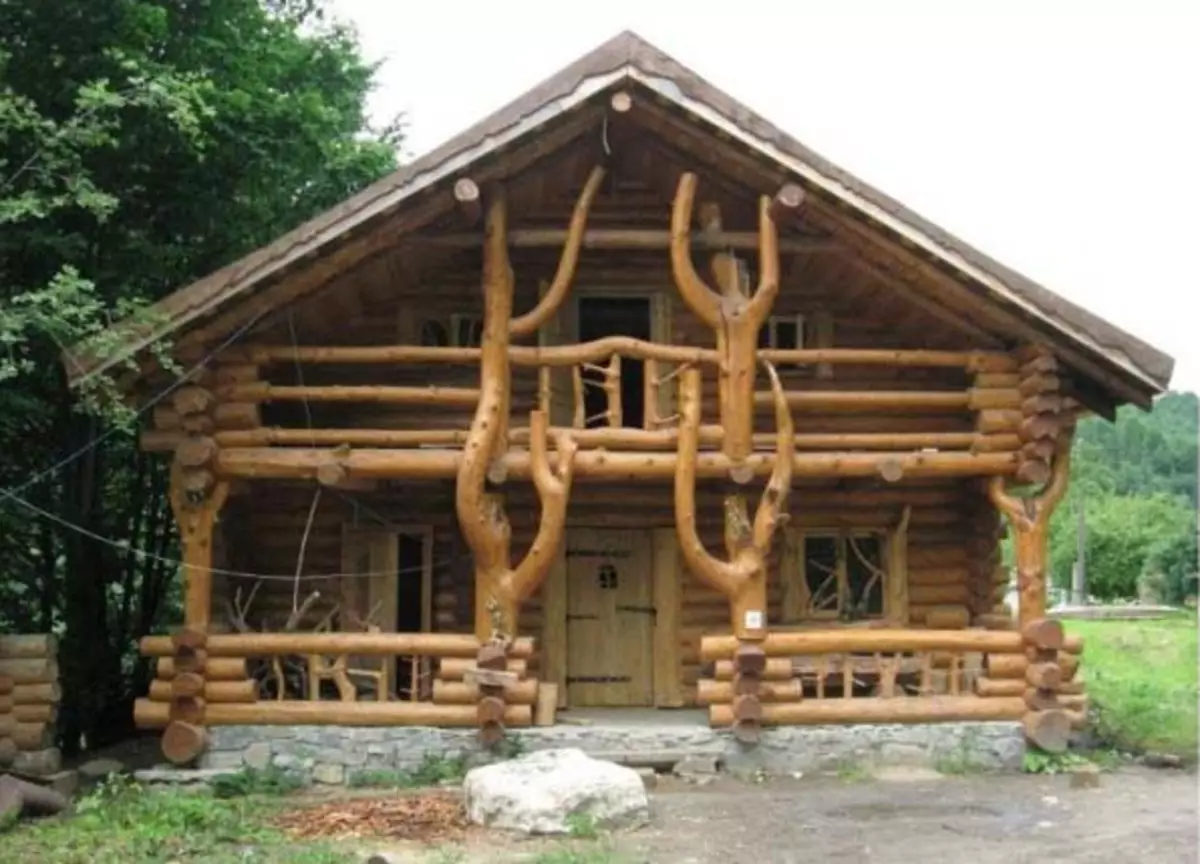 Portico di una casa in legno + galleria fotografica 15860_3