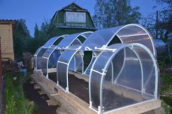 How to make a greenhouse with the opening roof with your own hands + photo 1590_3