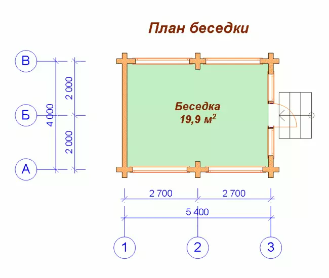 स्टोन gazebos + फोटो 15935_11