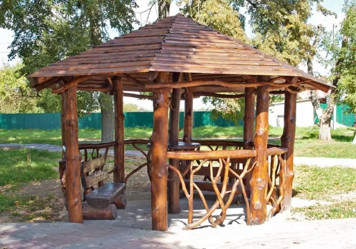 Rustic Style Arbor 15940_10