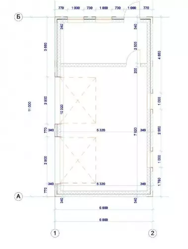 Hozblock ilə iki avtomobil üçün qaraj qarajı 15991_9