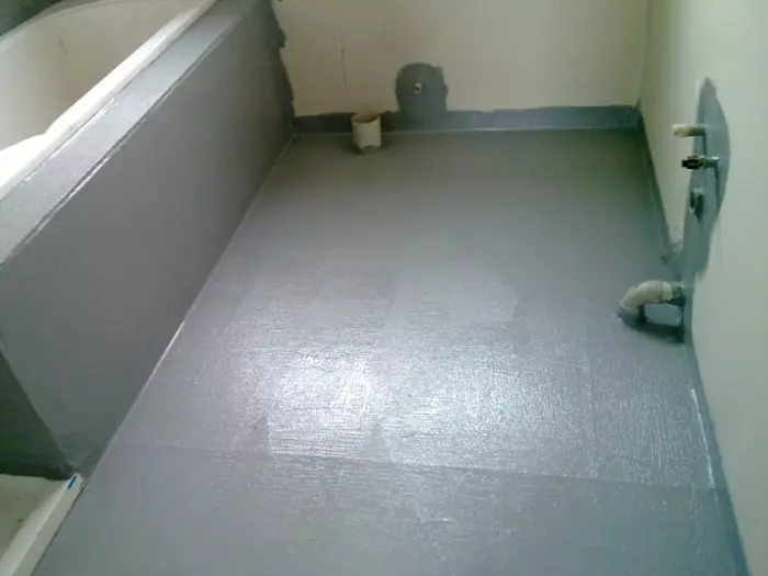 Waterproofing floor under the tie 16030_1