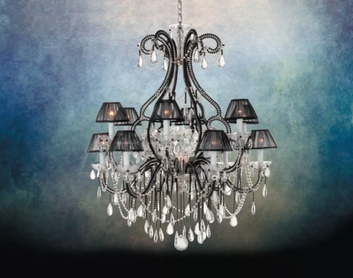 ጥቁር chandelier + ፎቶ 16349_1