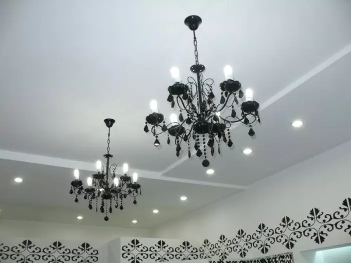 ጥቁር chandelier + ፎቶ 16349_2