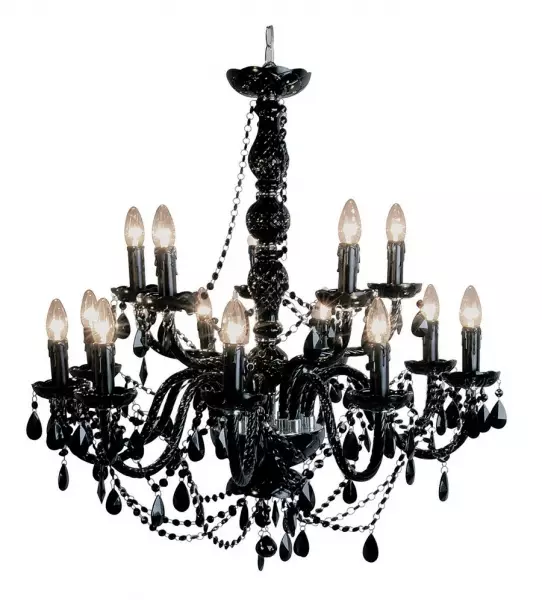 ጥቁር chandelier + ፎቶ 16349_3