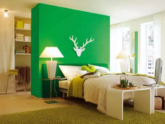 Zelená tapeta v interiéri + foto 16371_18