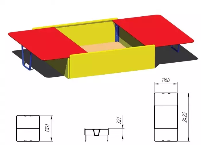 Sandbox ya Watoto: Mipango na Mipango 19311_6