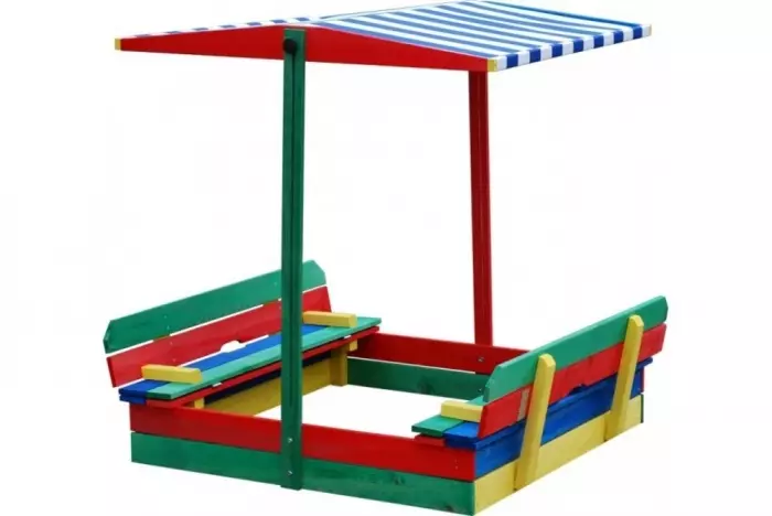 Sandbox của trẻ em: Đề án và bản vẽ 19311_9