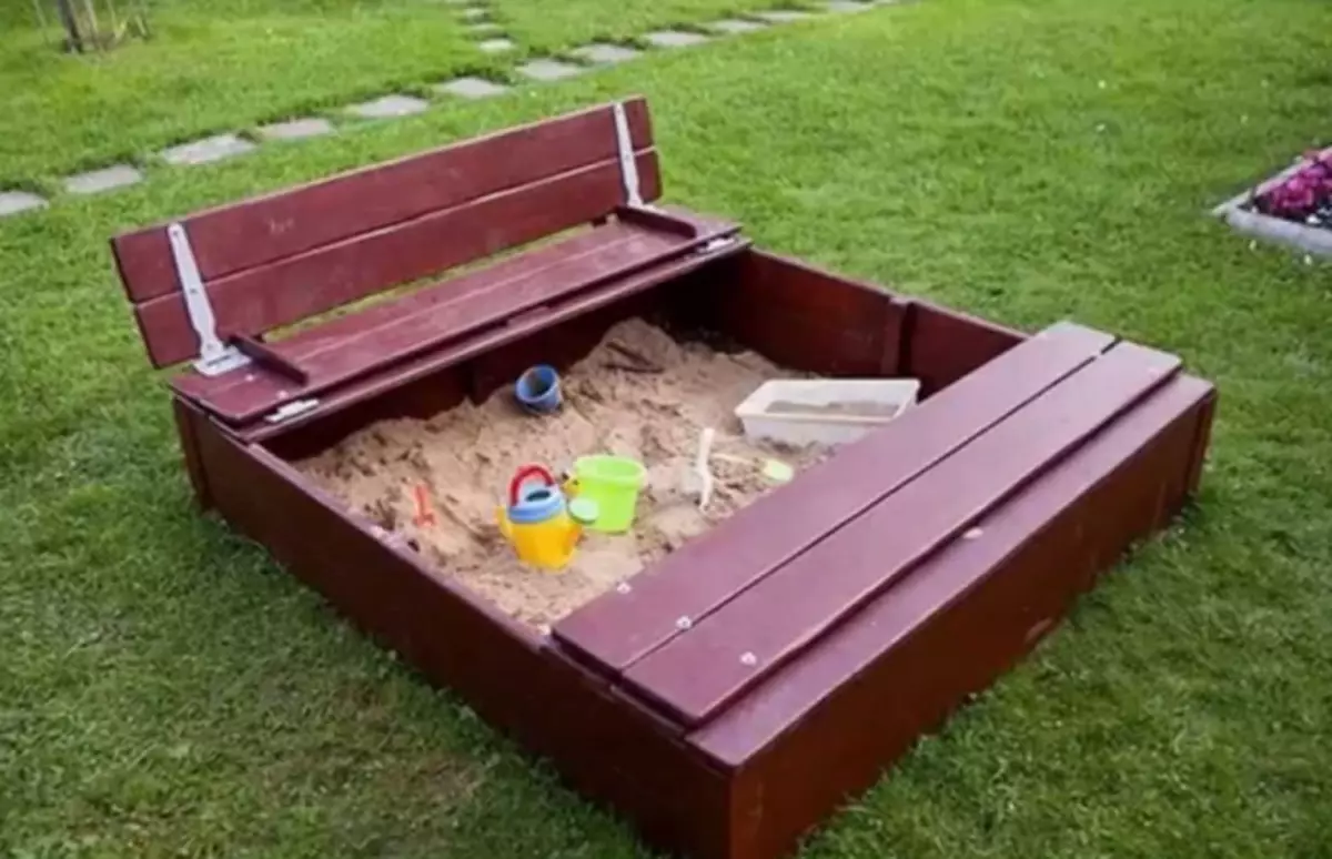 Sandbox per bambini fai da te