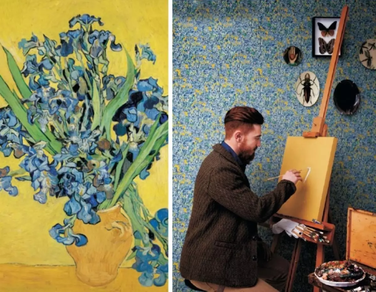 Wallpaper Van Gogh in het interieur + foto 19428_18