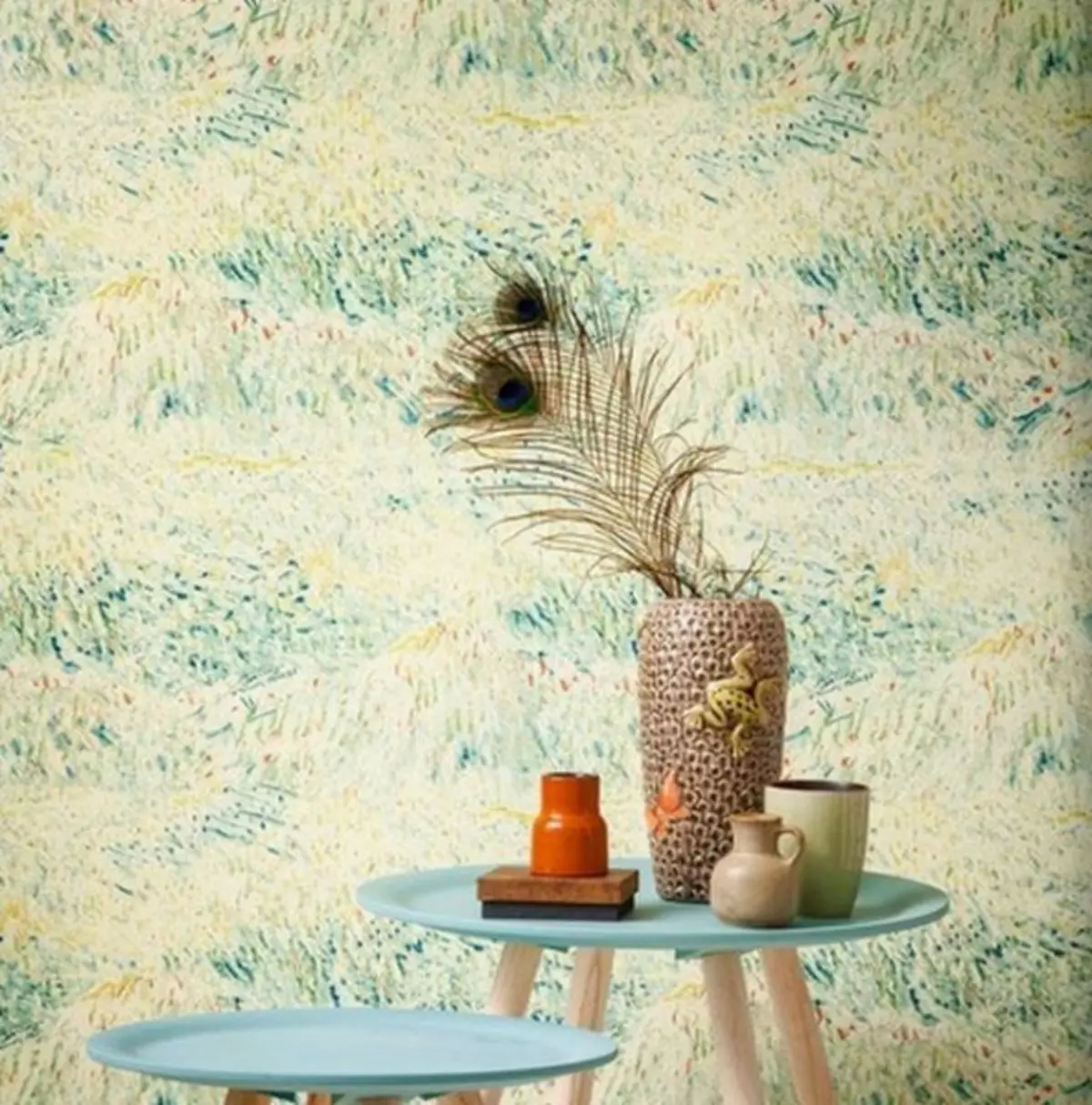 Wallpaper van Gogh en la interno + foto 19428_5
