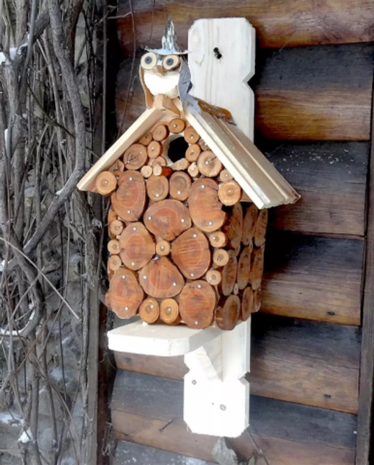 Birdhouse از چوب: چگونه آن را به خودتان، نقاشی ها، طرح ها، عکس ها