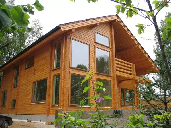 Къща на залепете дървен материал: собственици отзиви 25534_6