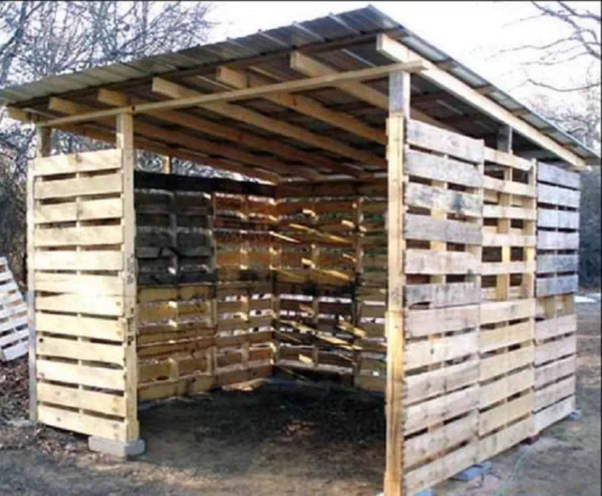 How to make a shed of pallets with your own hands: step by step, photo